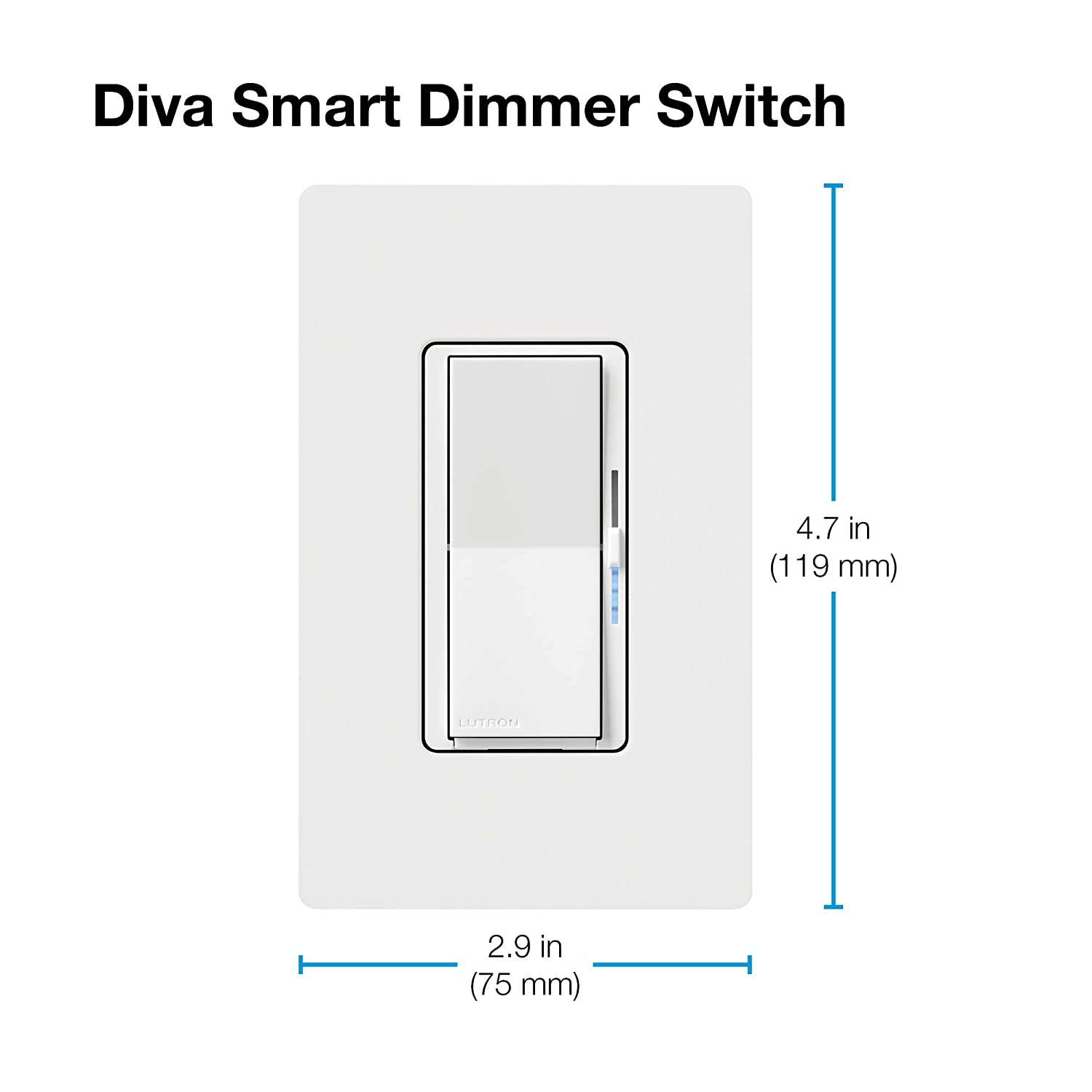 Lutron Diva Smart Dimmer Switch Kit - Smart Home Automation